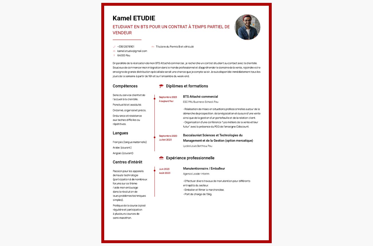 Rédiger un CV étudiant : la méthode simple (+ Modèle gratuit)
