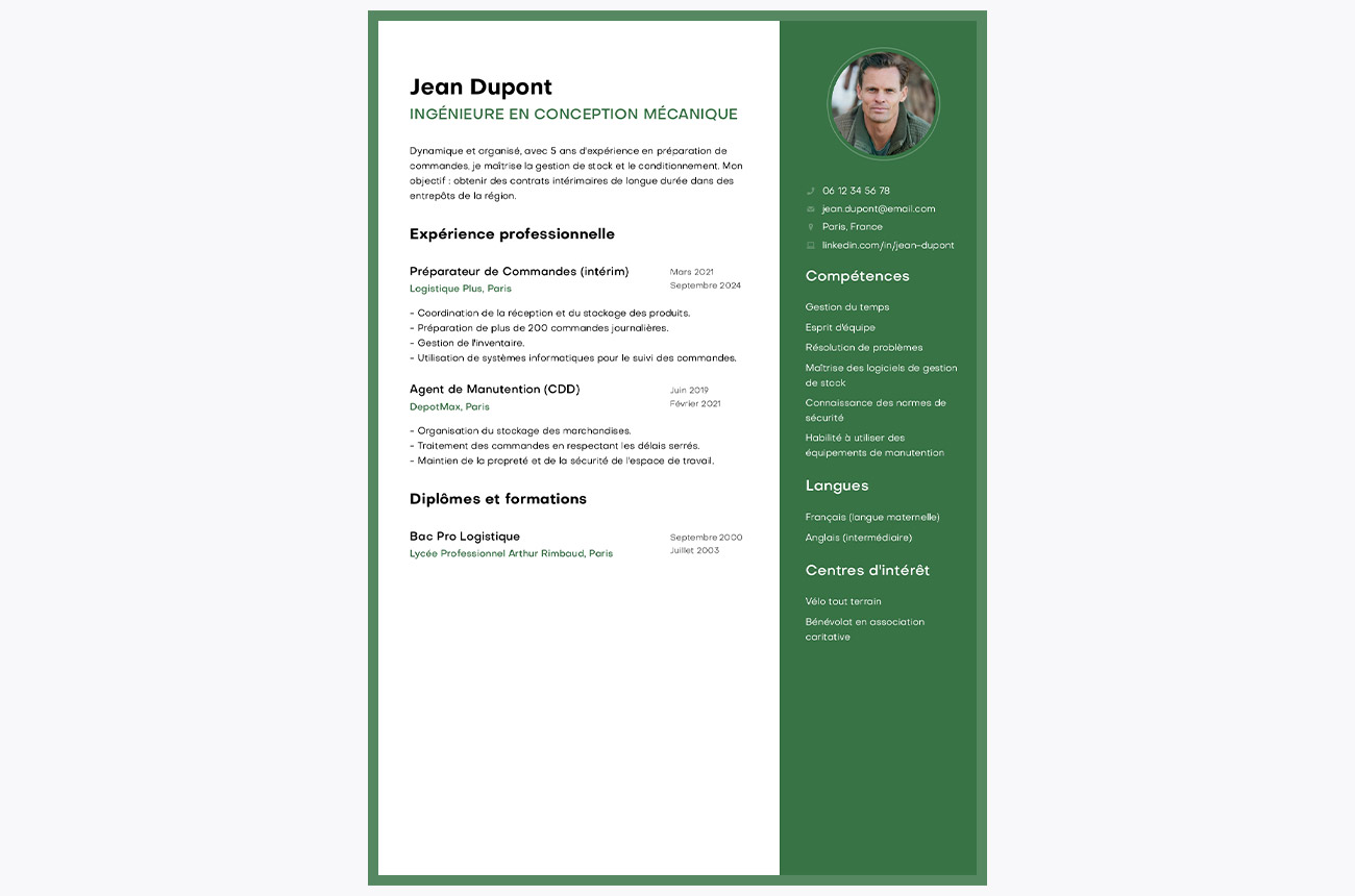 CV interim : le bon modèle pour obtenir des missions